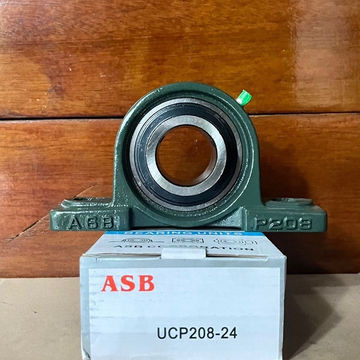 Jual BEARING PILLOW BLOCK UCP 208-24 ASB / P208 - 24 ASB (as 38.1mm) | Shopee Indonesia