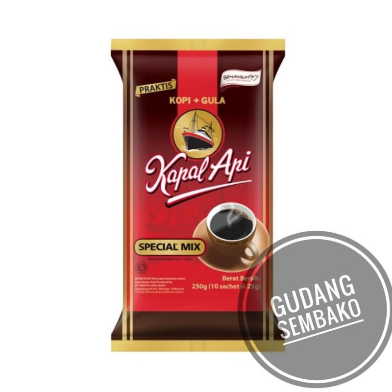 Jual KAPAL API special mix 1 pack (10 x 24 gr) | Shopee Indonesia