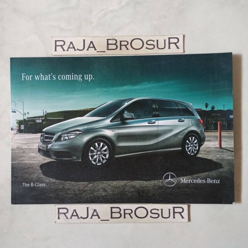 Jual Poster brosur katalog leaflet Mercedes Benz The B Class Mercy B200 ...