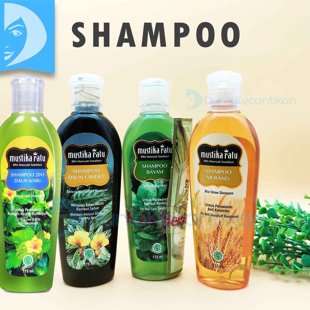 Jual Mustika Ratu Shampoo All Series 175ml Perawatan Rambut Shampo ...