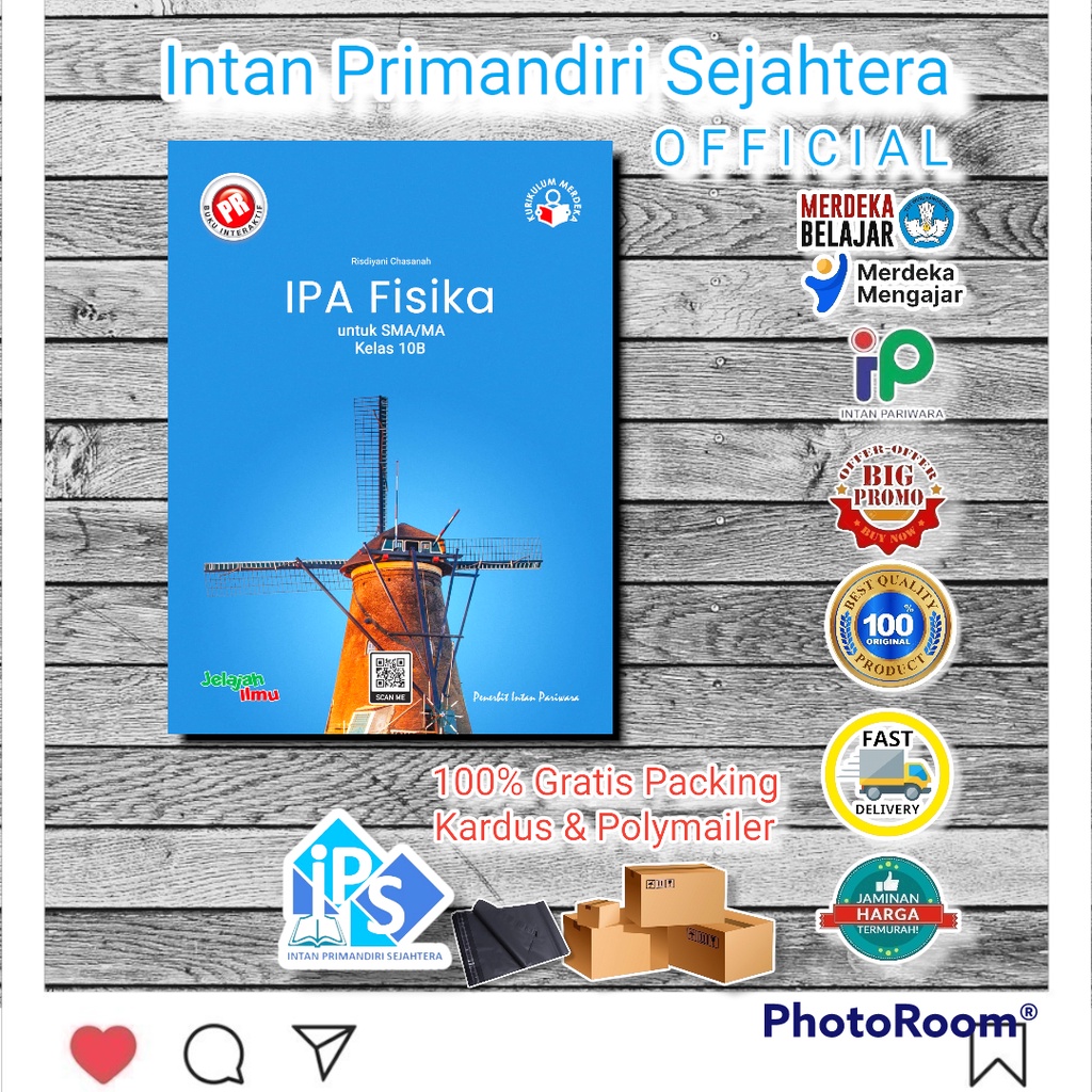 Jual BUKU PR Interaktif Kurikulum Merdeka IPA Fisika Kelas 10 Semester 2 , 1 Terbaru 2023 INTAN ...