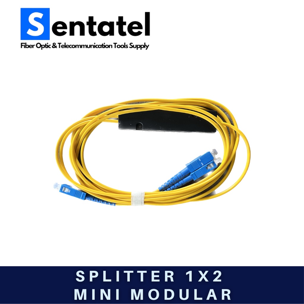 Jual PASIF SPLITTER MODULAR 1x2 SC UPC SPLITTER 1x2 MINI MODULAR ...
