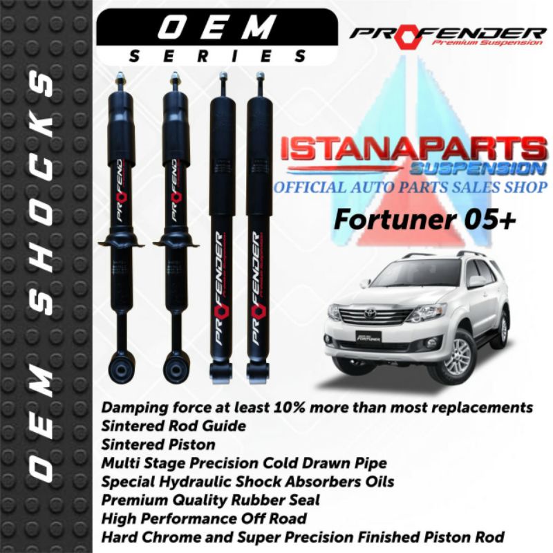 Jual Shockbreaker / Shock Absorber Depan Toyota Fortuner Merk Profender ...