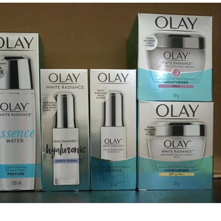Jual Special - Olay White Radiance Day / Night Cream / Serum / Essence ...