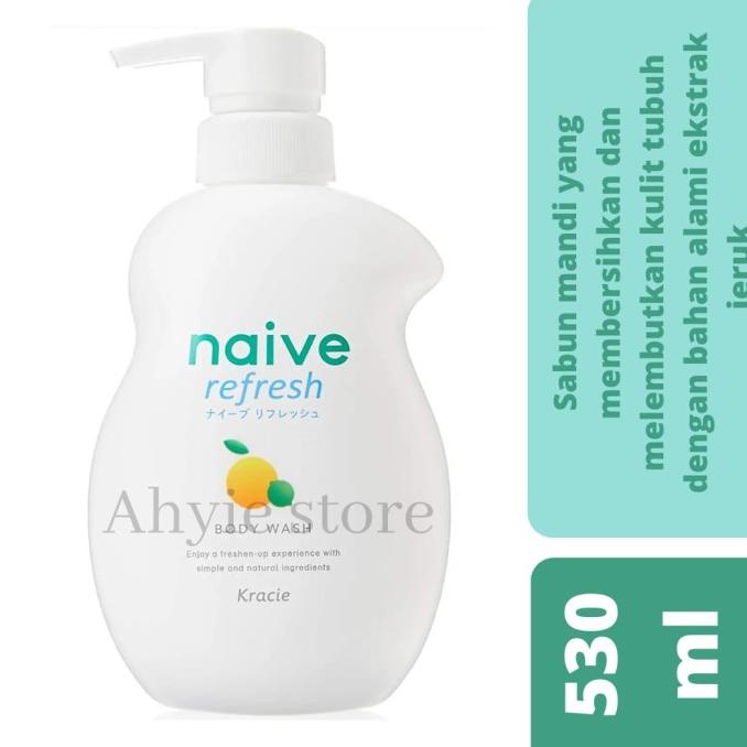 Jual KRACIE Naive Body Wash 530 ml | Shopee Indonesia