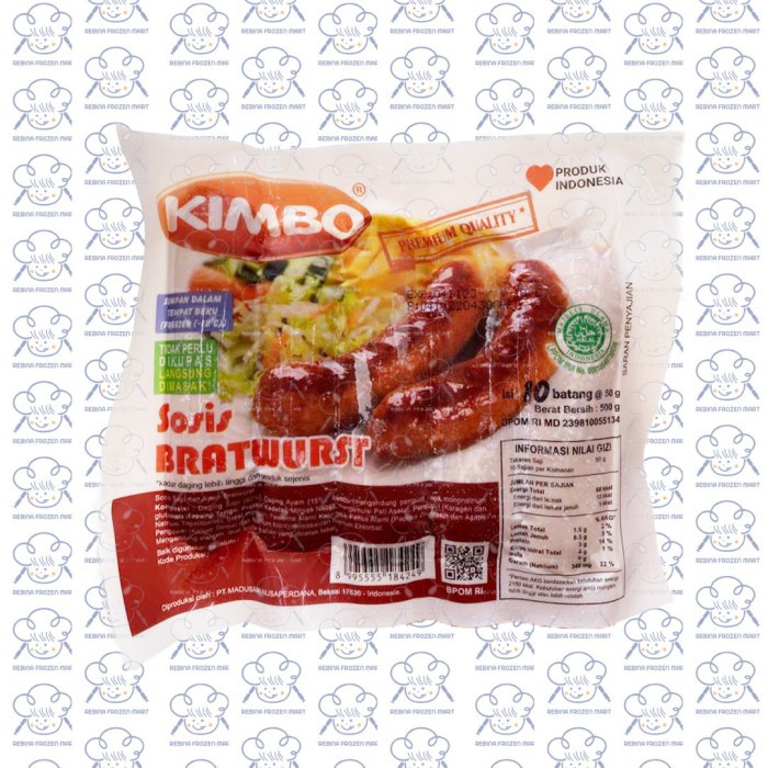 Jual KIMBO SOSIS MINI BRATWURST 500GR | Shopee Indonesia