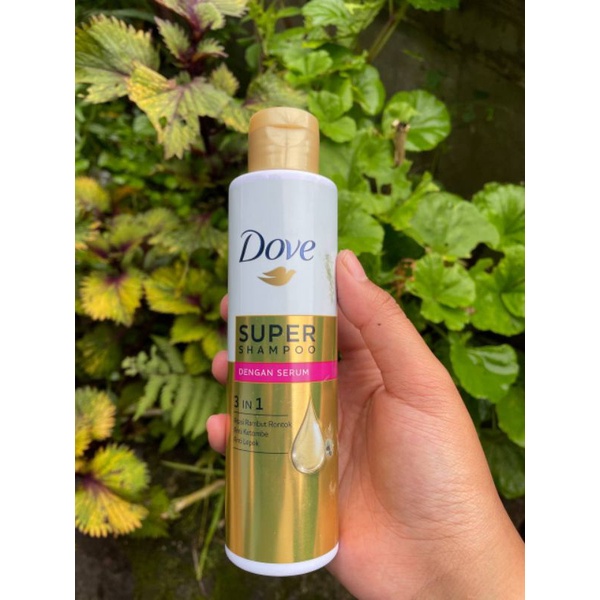 Jual Dove 3in1 Super Shampoo Hair Serum 125ml | Shopee Indonesia