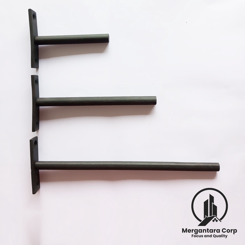 Jual ambalan rak dinding melayang besi penyangga bracket minimalis ...