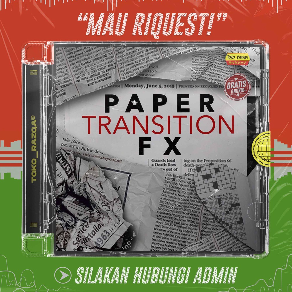 Jual CinePacks - Paper Transition FX - Premiere Pro - Sony Vegas ...