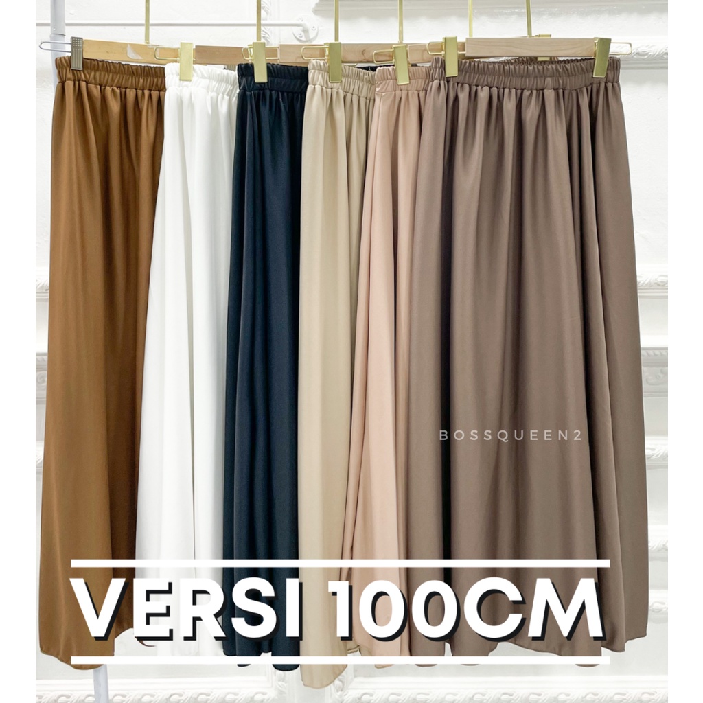 Jual ROK POLOS PANJANG 100CM MAYUNG PREMIUM / BASIC SKIRT / MAY SKIRT ...