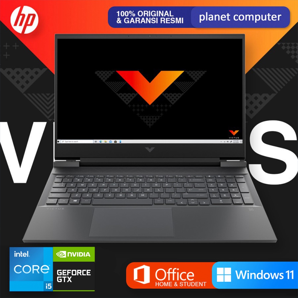 Jual HP Victus 15 FA0116TX 15.6" I5-12500H 8GB 512GB GTX1650 4GB Win 11+OHS | Shopee Indonesia