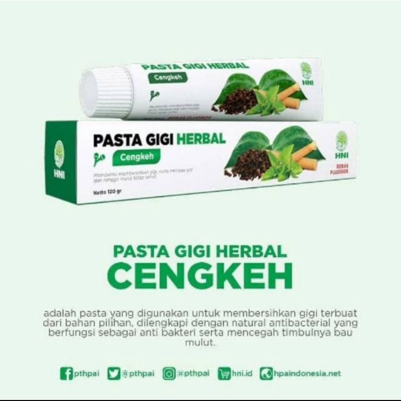 Jual pasta gigi herbal cengkeh hni/pgh cengkeh hni hpai | Shopee Indonesia
