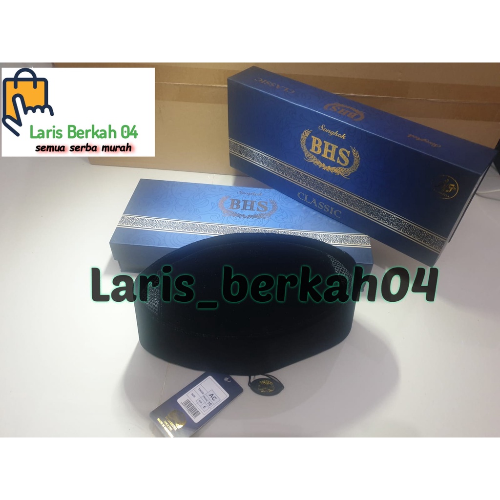Jual (TERMURAH..!!!)(BISA COD) kopiah/songkok/peci BHS hitam polos AC ...