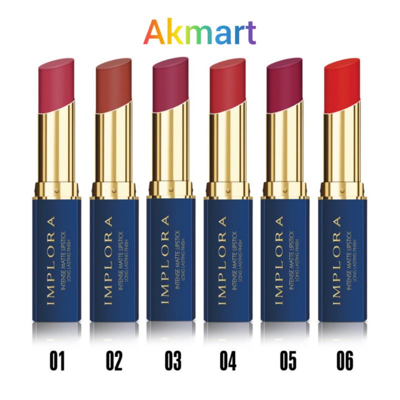 Jual IMPLORA INTENSE MATTE lipstik LONG LASTING FINISH | liptik mate ...