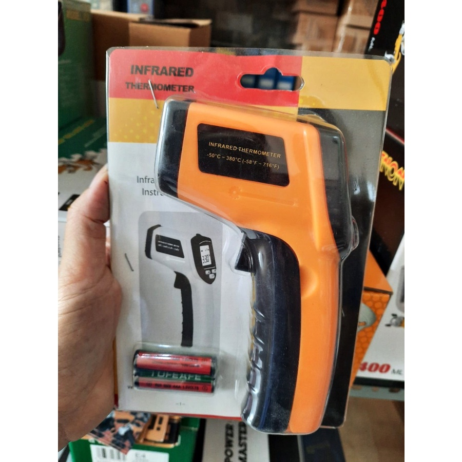 Jual alat ukur suhu mesin / ruang thermometer industrial laser infrared ...