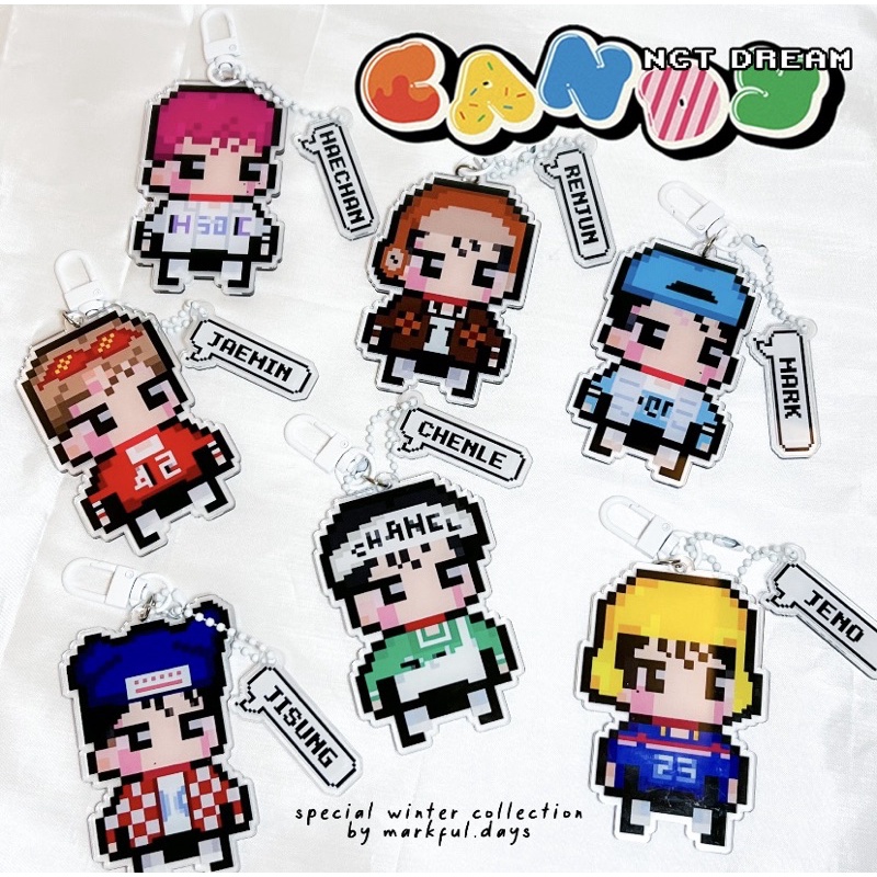 Jual [ready] NCT Dream - CANDY: pixel keychain | Shopee Indonesia