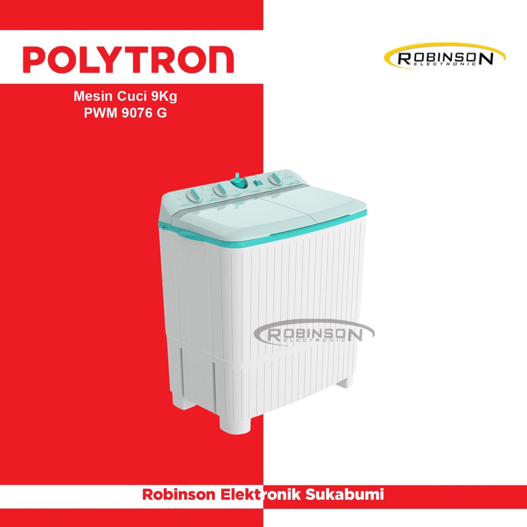 Jual Mesin Cuci Polytron PWM 9076 G 9Kg | Shopee Indonesia