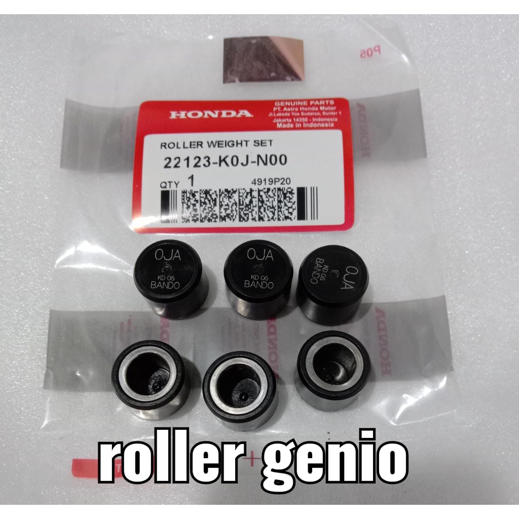 Jual Roller Set Weight BeAT, Genio, Scoopy ORIGINAL | Shopee Indonesia