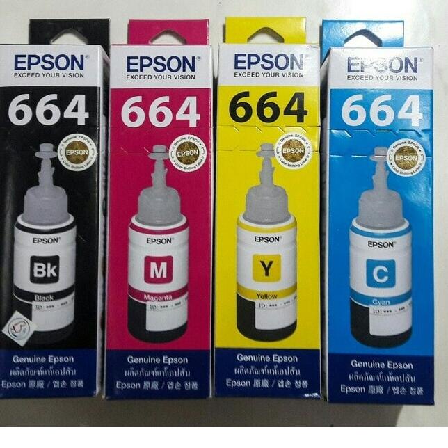 Jual Langsung Atc tinta epson 664 (bk.c.y.m) paket original | Shopee Indonesia