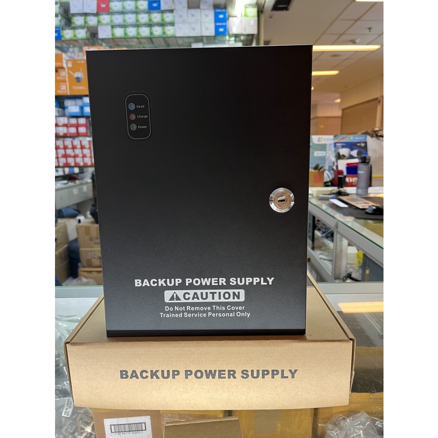 Jual Backup Power Supply Box 12V 10A 8CH Power CCTV(UPS) | Shopee Indonesia