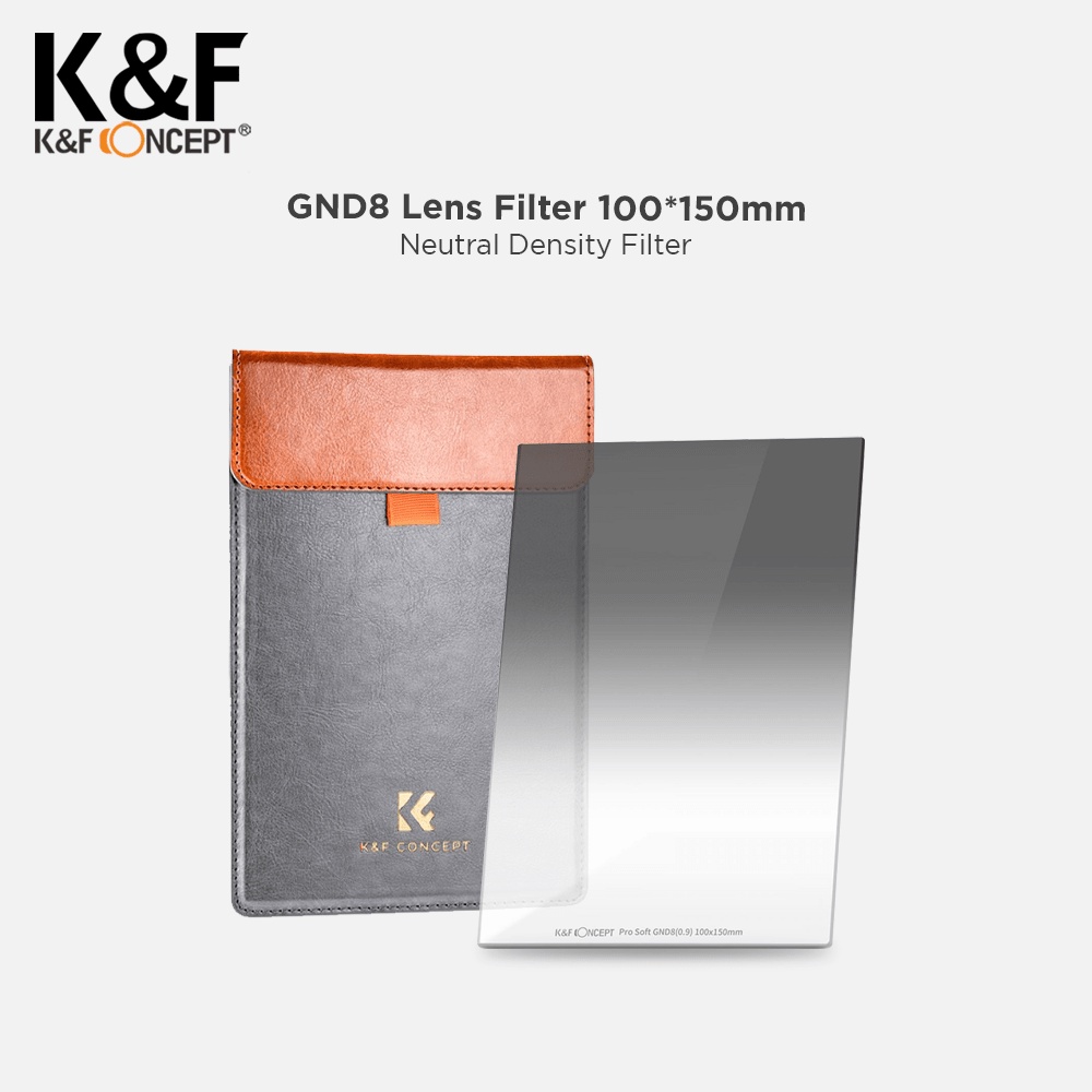 Jual K&F Concept 100x150mm Filter Soft Gradual ND8 Filter GND 3 Stops ...