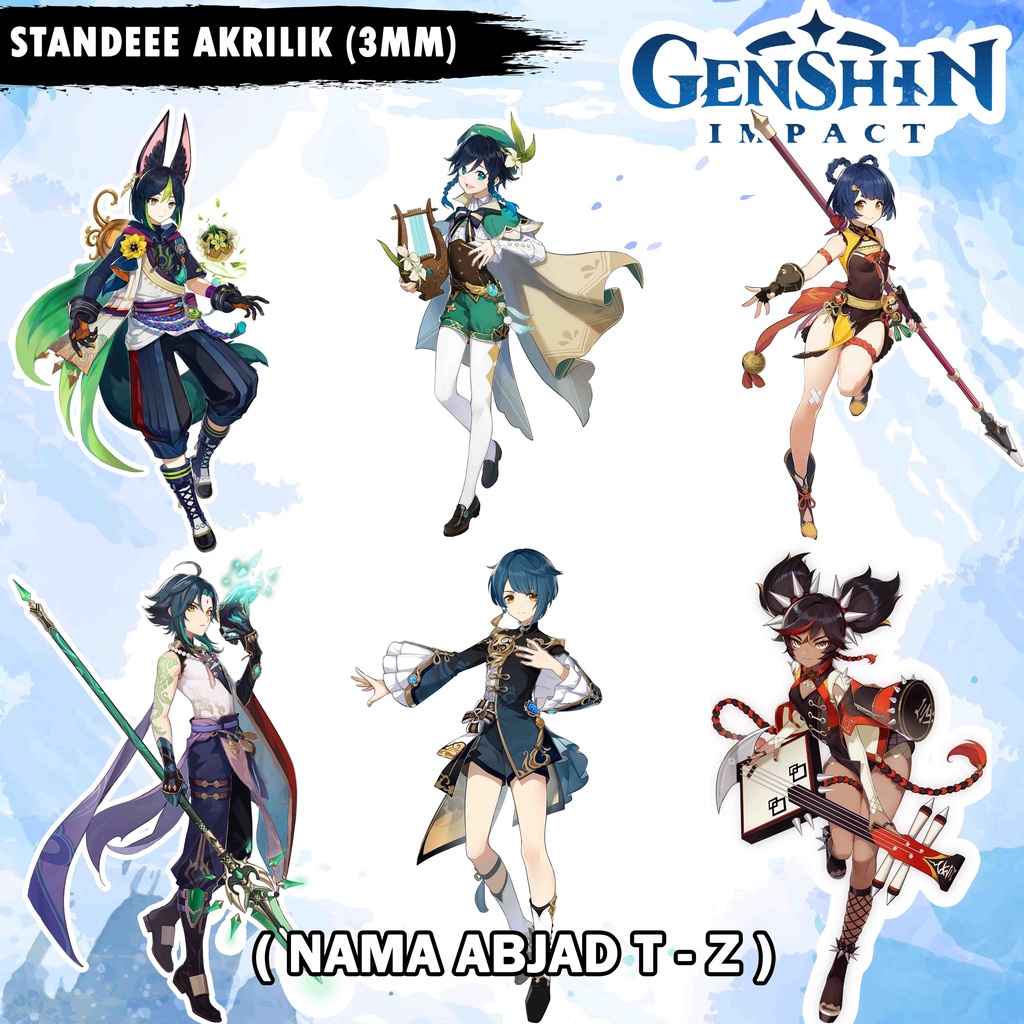Jual Standee Genshin Impact / Genshin impact standee / Standee Venti ...