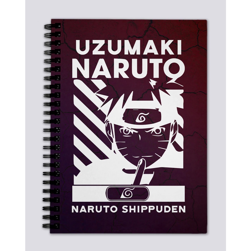 Jual Notebook Anime NARUTO Notebook A6 Spiral Notebook Kakashi Uchiha ...