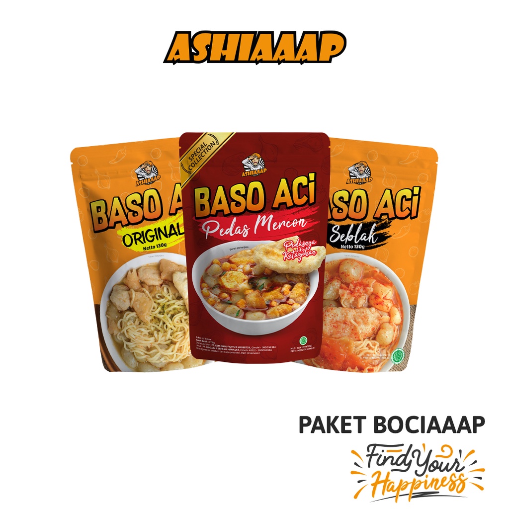 Jual Ashiaaap Paket Bociaaap (Baso Aci Ori + Baso Aci Mercon + Baso Aci ...