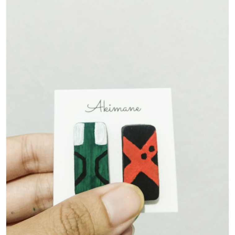 Jual Pin clay Anime My Hero Academia Deku & Bakugo & Todoroki | Shopee ...