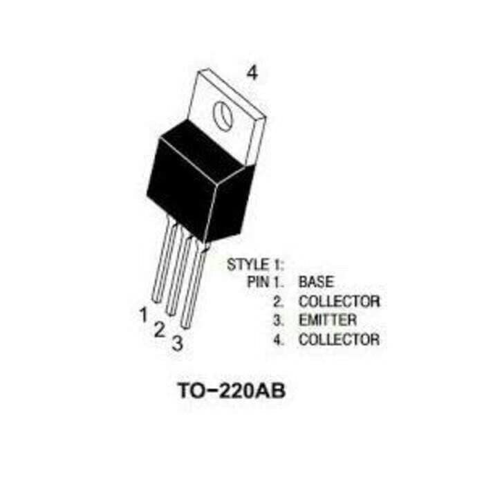 Jual Transistor Power NPN TIP41 Transistor TIP 41 Transistor TO220 TO ...