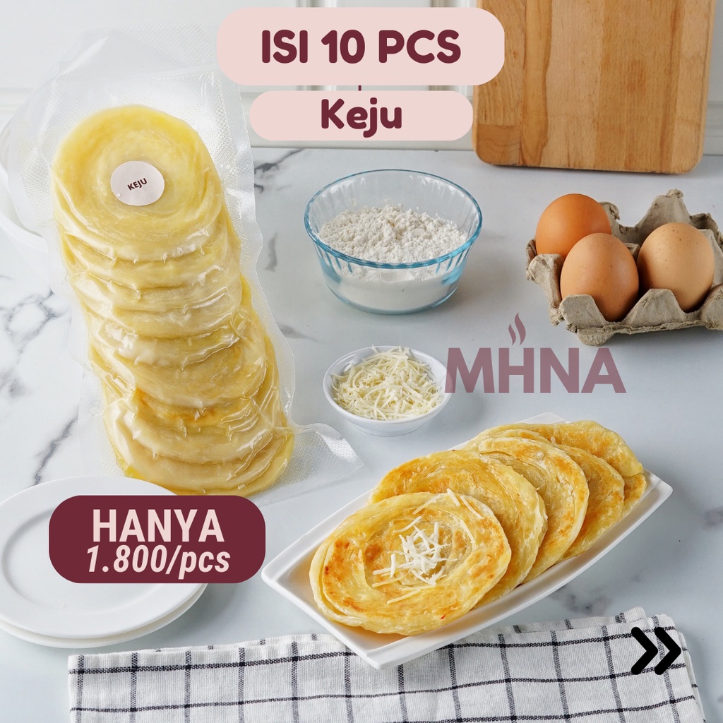 Jual Roti Maryam Roti Canai Roti Cane Frozen Rasa Keju Isi 10 Pcs