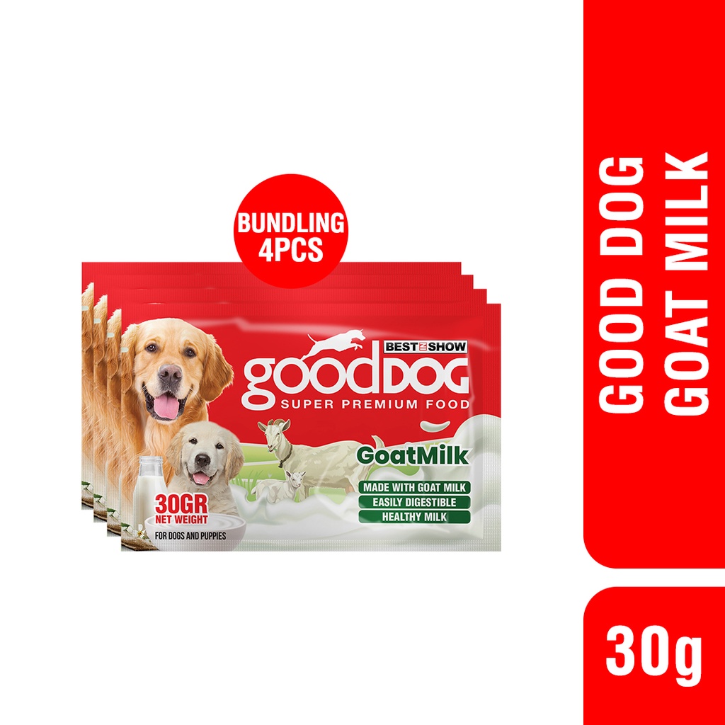 Jual Paket Bundling Good Dog Goat Milk 30gr 4PCS | Shopee Indonesia