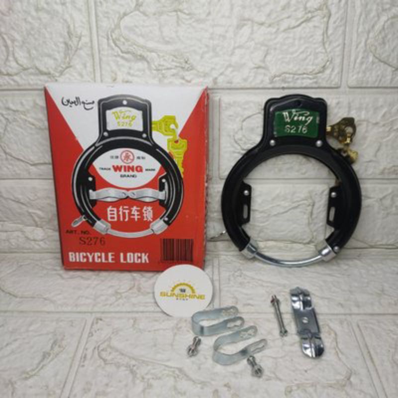 Jual Kunci WING Sepeda Onthel Kebo Gembok Ontel Jengki Mini Bicycle ...