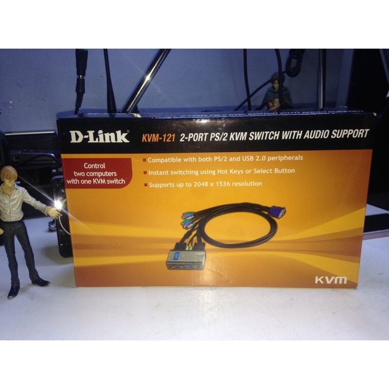 Jual D-Link KVM-121 2-Port KVM Switch dengan Dukungan Audio | Shopee ...