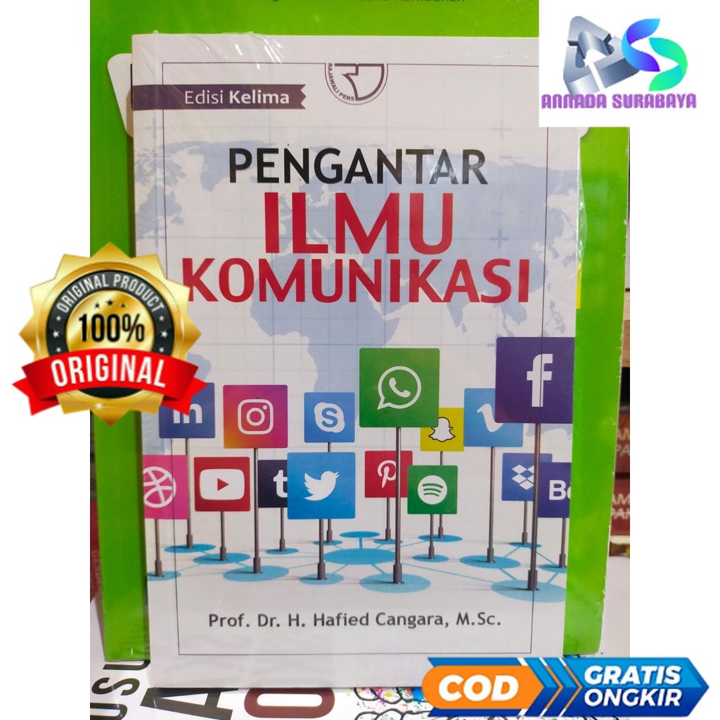Jual Pengantar Ilmu Komunikasi Edisi Kelima - Hafied Cangara #RGP | Shopee Indonesia