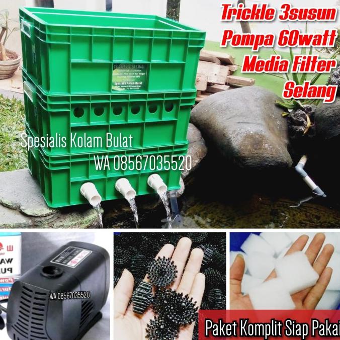 Jual Trickle Filter Kolam Ikan 3Susun Small | Shopee Indonesia