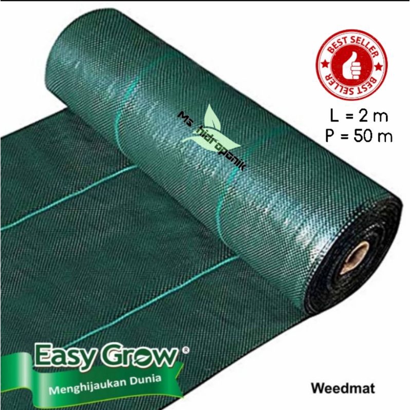 Jual weedmat control ukuran 2x 50 meter easy grow | Shopee Indonesia