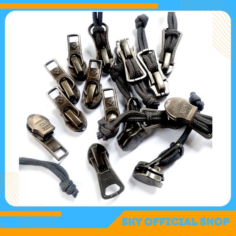 Jual Kepala Resleting Ykk No 5 Tipe Terbalik Balik Zipper Original Stok ...
