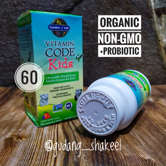 Jual Garden Of Life Vitamin Code Kids Chewable Whole Food Multivitamin ...