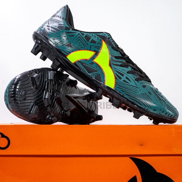 Jual Sepatu Bola Ortuseight Aztec FG Green Black 11010415 Original BNIB ...