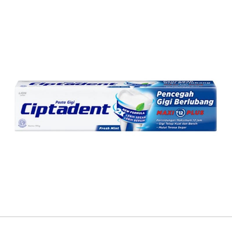 Jual CIPTADENT Maxi 12 Plus Jumbo 225g | Shopee Indonesia