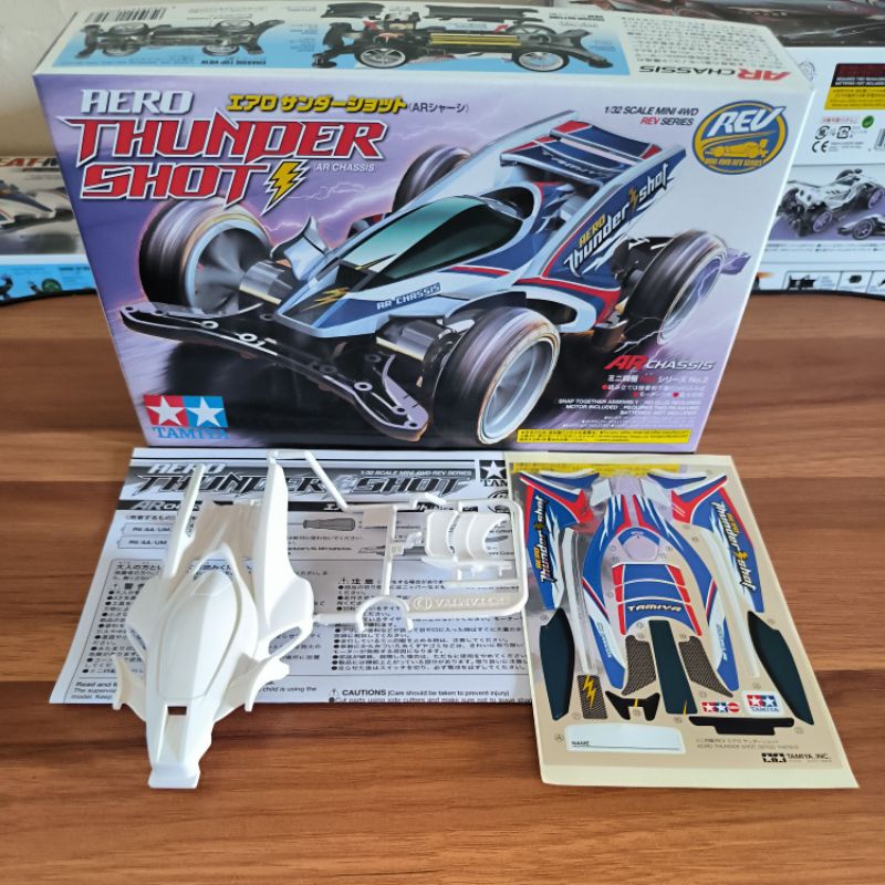 Jual Tamiya 18702 BODY Aero Thundershot Original + Decal + Box | Shopee ...