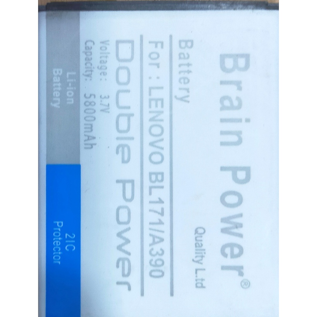 Jual BATERAI BATERE BATRE BATTERY LENOVO A390 A319 BL171 DOUBLE POWER BRAIN POWER BERGARANSI ...