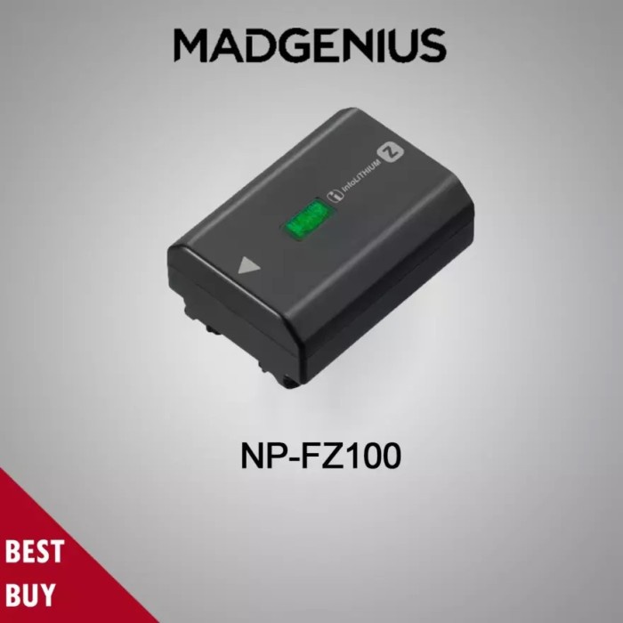 Jual SONY BATTERY NP-FZ100 / BATERAI KAMERA A7III / A7RIII / A9 ORIGINAL | Shopee Indonesia
