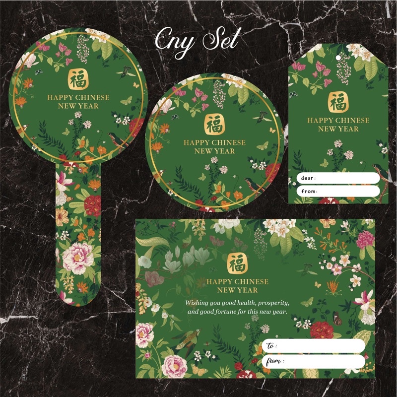 Jual KARTU UCAPAN STICKER SEGEL SEAL BULAT HANGTAG CNY CHINESE NEW YEAR ...