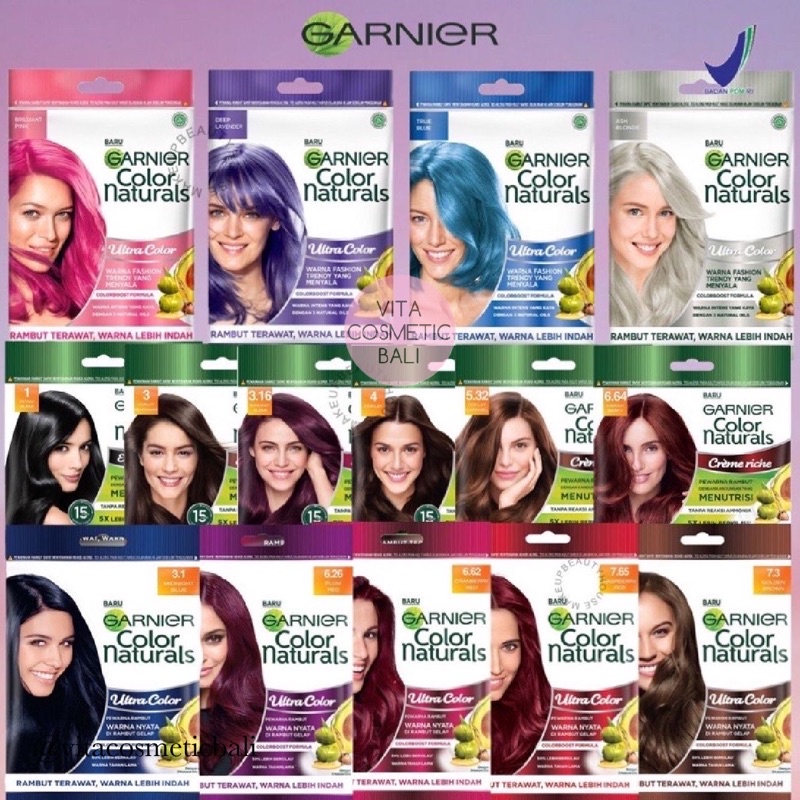 Jual [SEMUA WARNA] Garnier Color / Semir sachet Hair Color / Pewarna ...