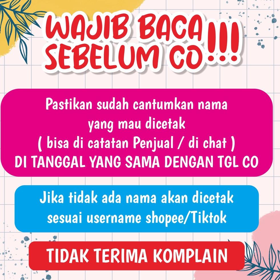 Jual ㄲ Stiker Kain nama custom A4 sablon kain sticker setrika sablon ...