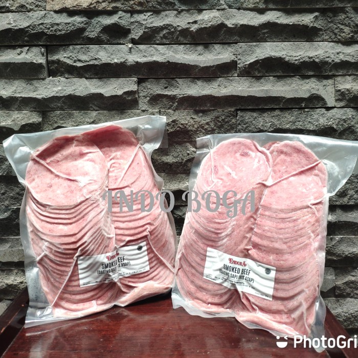Jual Endura smoked beef 1kg / smoked beef slice / daging asap | Shopee ...