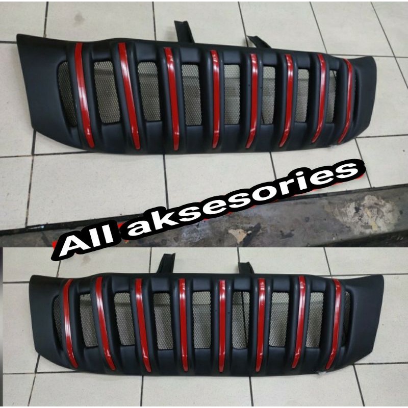 Jual Grill Hilux Vigo 2012-2015 Modell Apollo Lis Merah | Shopee Indonesia