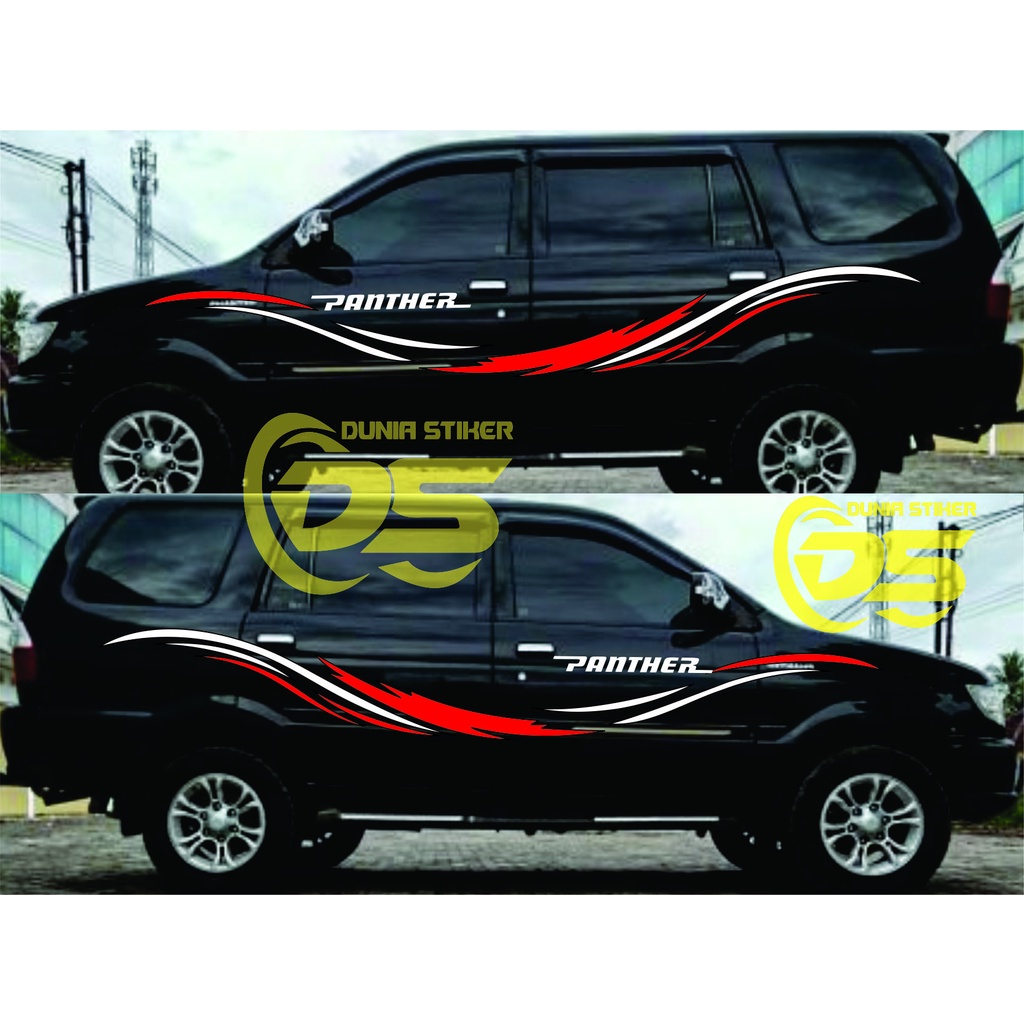 Jual Cutting Stiker Mobil Panther Stiker Tribal Panther Stiker Mobil ...
